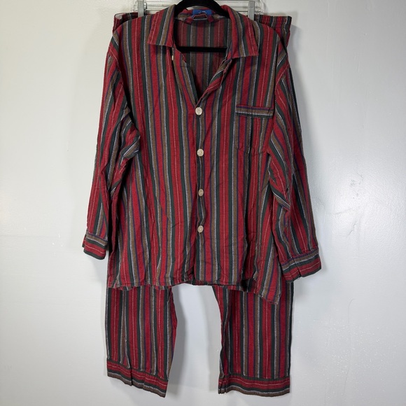 Towncraft | Other | Towncraft Vintage Mens Striped Red And Green Cotton ...